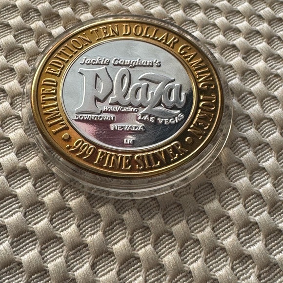 vegas Token | Other | Plaza Limited Edition Silver And Gold Gaming ...
